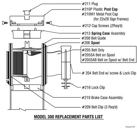 Retracta-Belt Parts for Stanchion Repair or updating - Visiontron